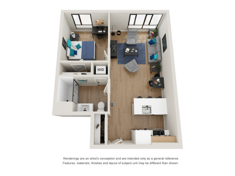 Luxury Apartment Floor Plans - Mosaic Apartments